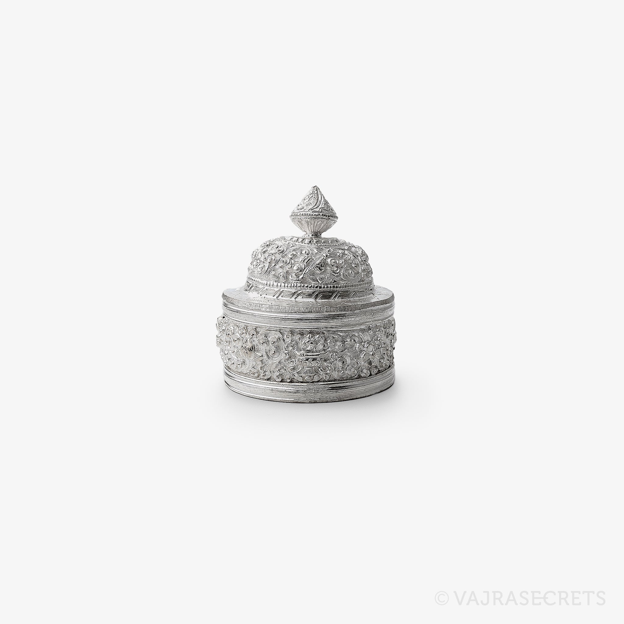 Miniature Silver Plated Ritual Rice Pot, 2.8 inch – Vajrasecrets