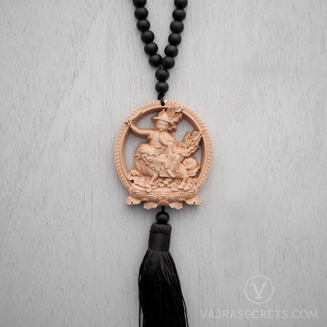 Dorje Shugden Wood Car Buddha – Vajrasecrets